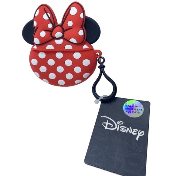 Disney | Headphones | Minnie Mouse Airpod Case Rubber Silicone Brand ...